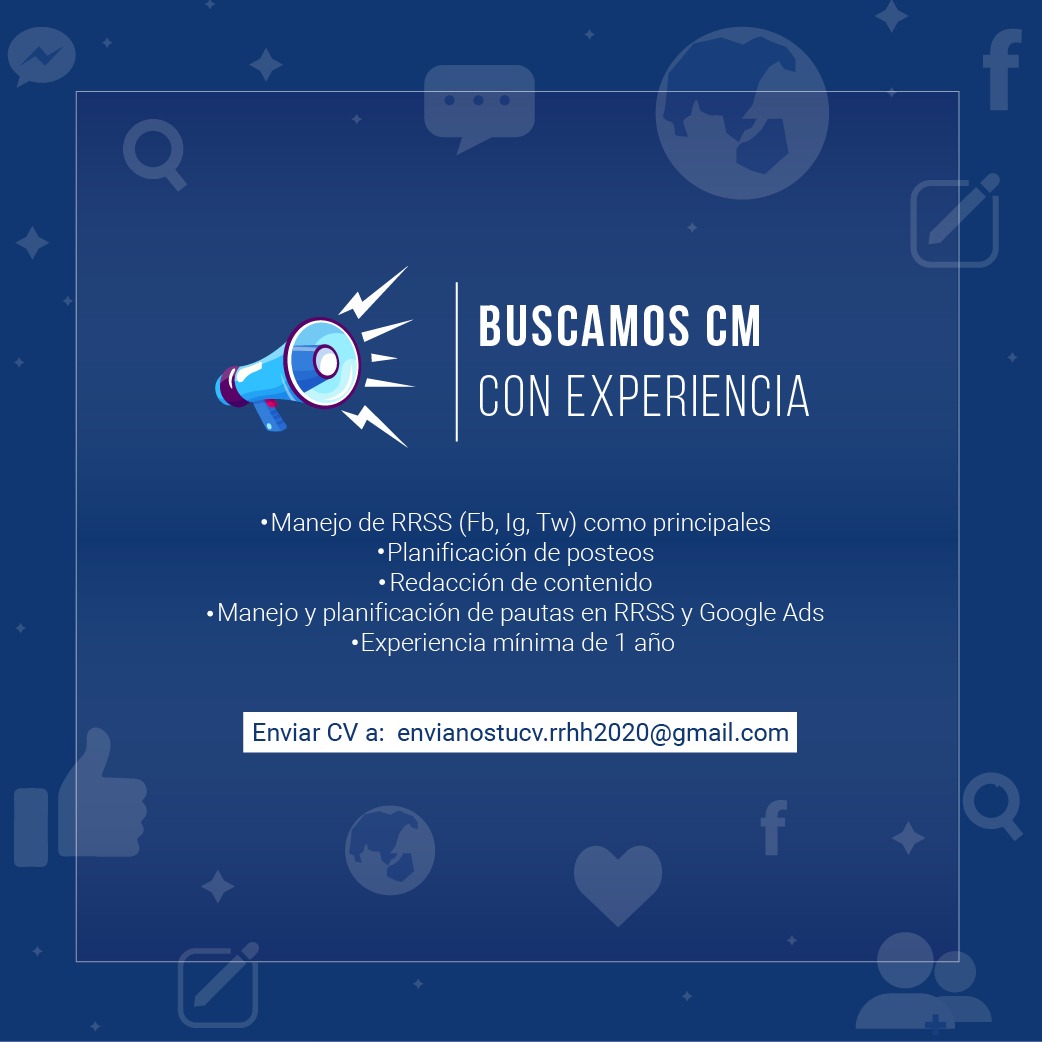 ¡Nueva oferta laboral para Community Manager! Instituto de Diseño y ...