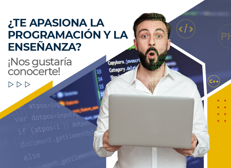 Buscamos instructores para el área de programación